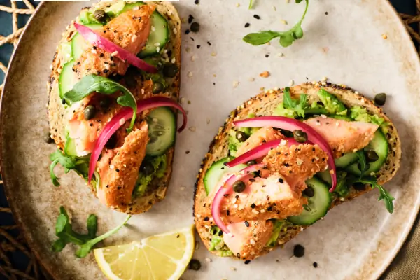 Salmon Avocado Toast | Morey's Fine Fish & Seafood